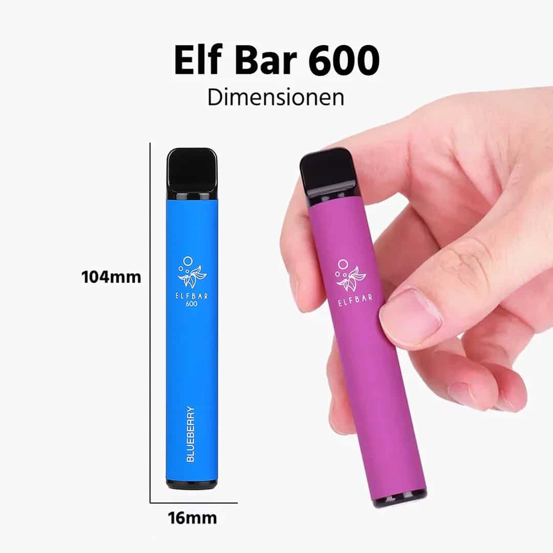 ELF BAR 600 Blueberry (20mg) | Blueberries Vape | 600 puffs