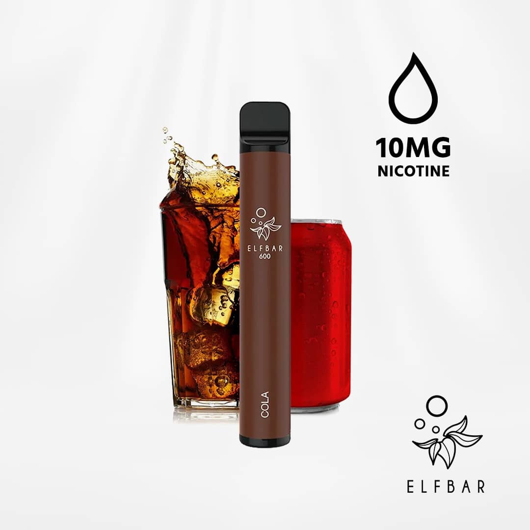 ELFBAR 600 Cola | Cola drink disposable vape / 10mg nicotine