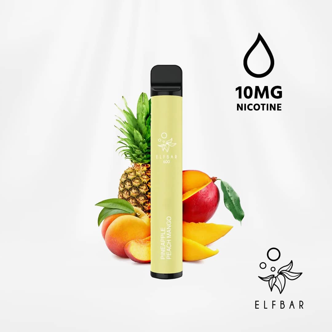 ELFBAR 600 Pineapple Peach Mango | Vape / 10mg Nikotin