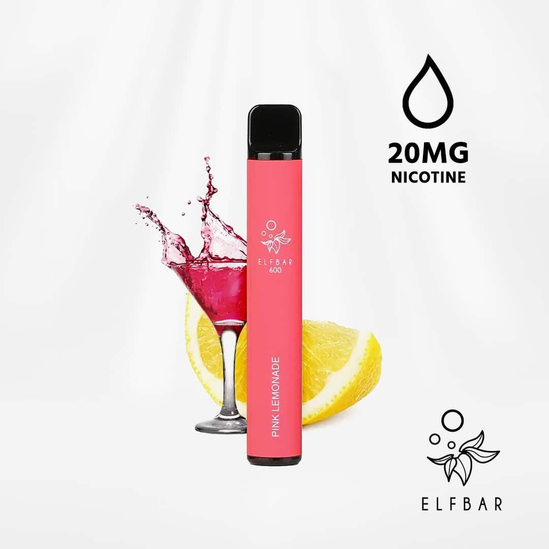 ELFBAR 600 Pink Lemonade | Grapefruit Einweg Vape / 20mg ELFBAR 600 Pink Lemonade | Grapefruit Einweg Vape / 20mg