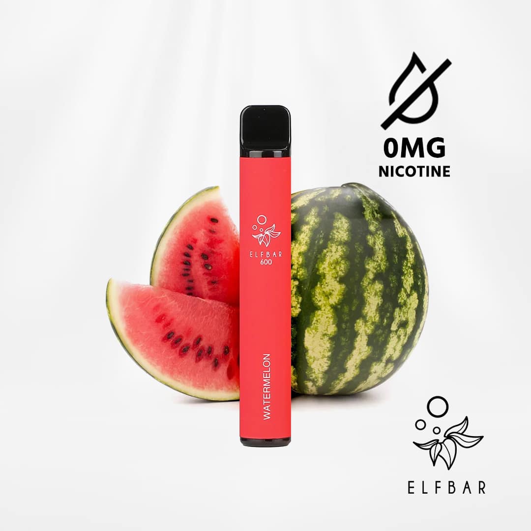 ELFBAR 600 Watermelon without nicotine | disposable vape