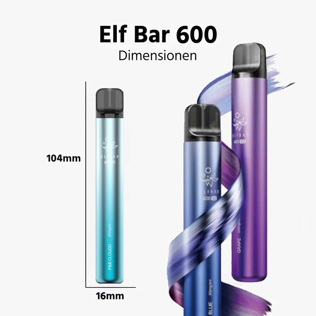 ELFBAR 600V2 P&B Cloudd | Cotton Candy Disposable Vape