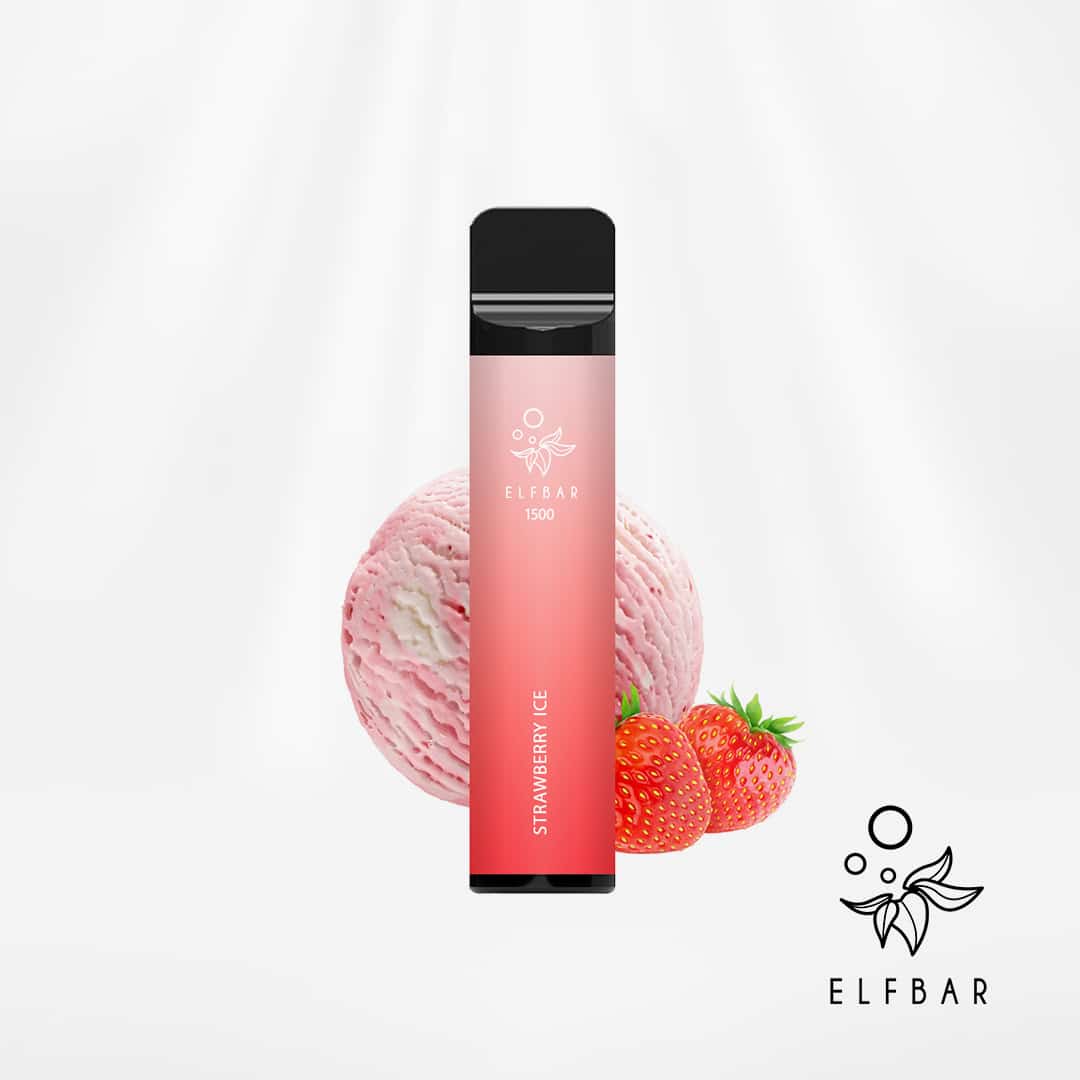 ELFBAR 2500 | Strawberry Ice | disposable e-cigarette - 2500 puffs