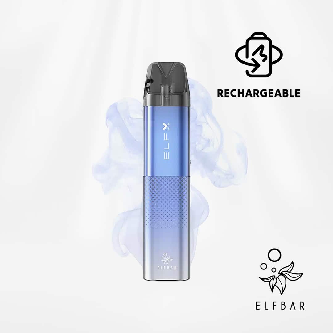 ELFBAR ELFX | Blue | Pod System rechargeable / refillable