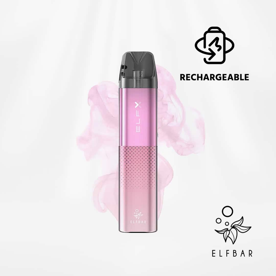 ELFBAR ELFX | Pink / Rosa | Pod System aufladbar / auffüllbar